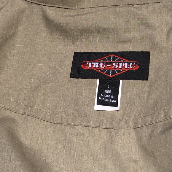 Tru Spec | Shirts | Tru Spec 247 Ultralight Uniform Work Shirt Khaki ...